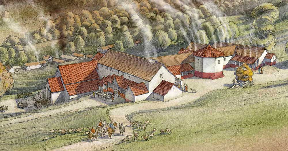 History of Great Witcombe Roman Villa | English Heritage